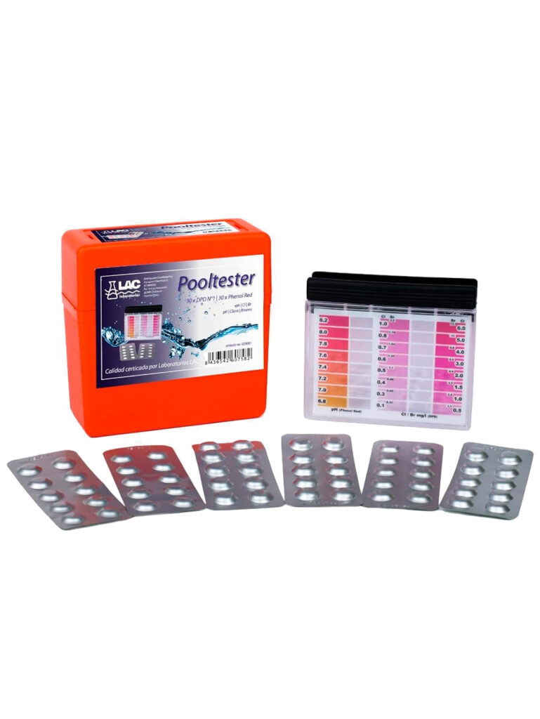 Kit análisis DPD PH, CLORO y BROMO - 60 pastillas - King Kong Chemical